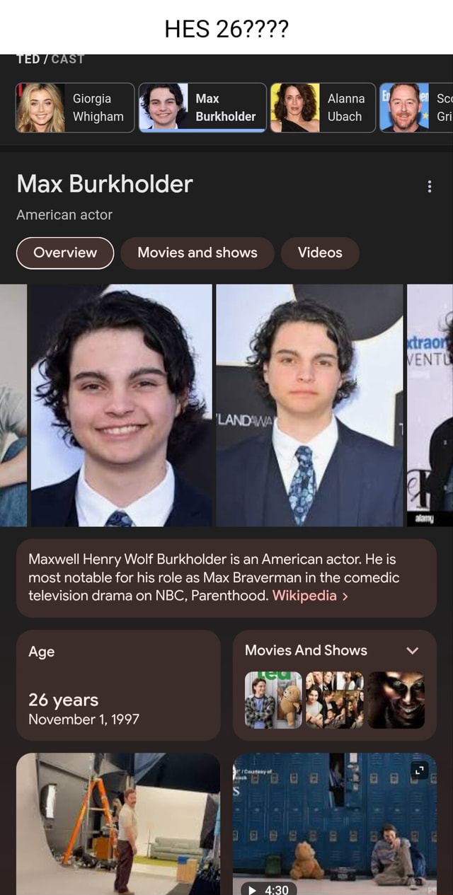 ReD CAST Giorgia Max Alanna Whigham Burkholder Ubach Max Burkholder ...