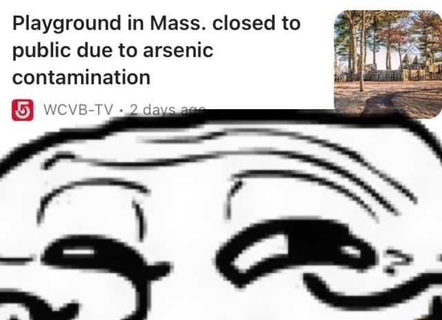 Playground in Mass. closed to public due to arsenic contamination WCVB ...