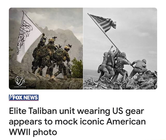 FOX NEWSI Elite Taliban unit wearing US gear appears to mock iconic ...