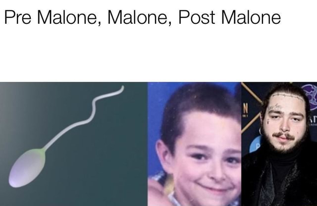 Pre Malone, Malone, Post Malone - iFunny
