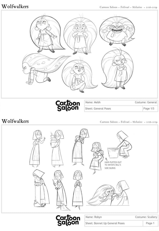 Wolfwalkers Cantoon Ssloon Folivari Melusine 2018-2019 Car' foon Name ...