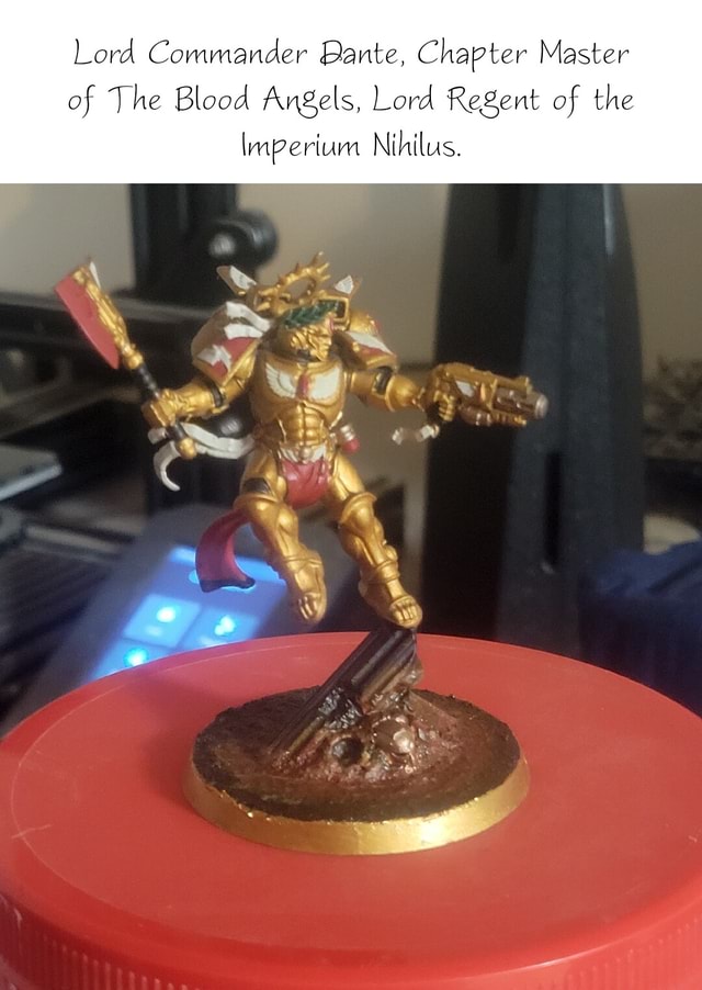Lord Commander Bante, Chapter Master of The Blood Angels, Lord Regent ...