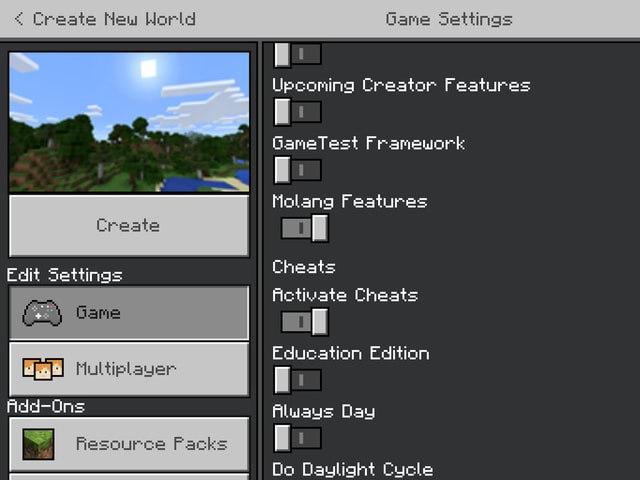 Li ld Upcoming Creator Features GaneTest Franework Molang Features ...