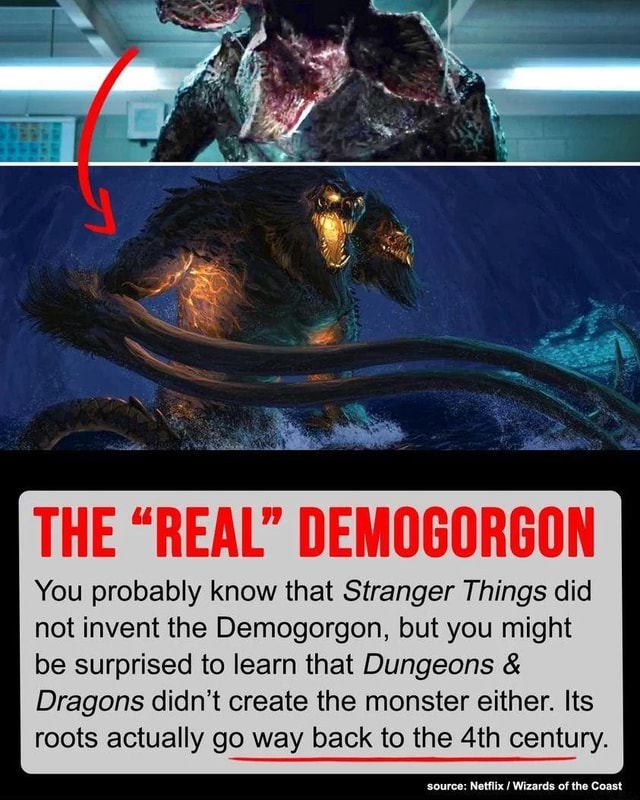 N/A - AL THE "REAL" DEMOGORGON You probably know that Stranger Things ...