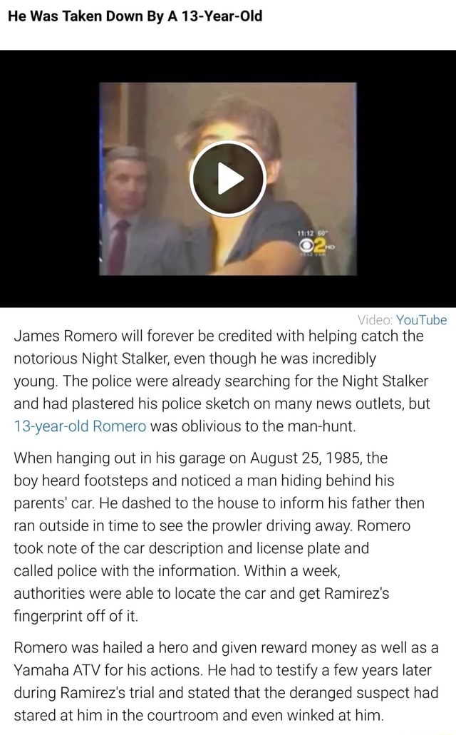 He Was Taken Down By A 13-Year-Old YouTube James Romero will forever be ...