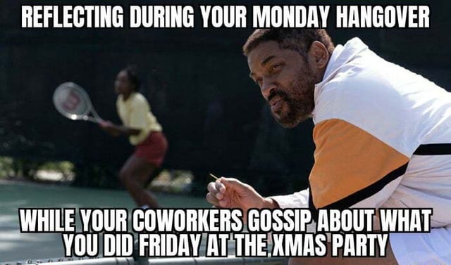 REFLECTING DURING YOUR MONDAY HANGOVER WHILE YOUR COWORKERS GOSSIP ...