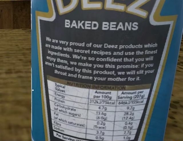 BAKED BEANS Proud of our Deez products which ingra, ith Secret recipes ...