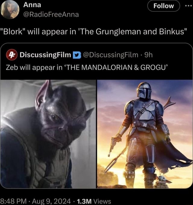 "Blork" will appear in 'The Grungleman and Binkus" DiscussingFilm ...