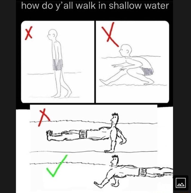 How do y'all walk in shallow water - seo.title