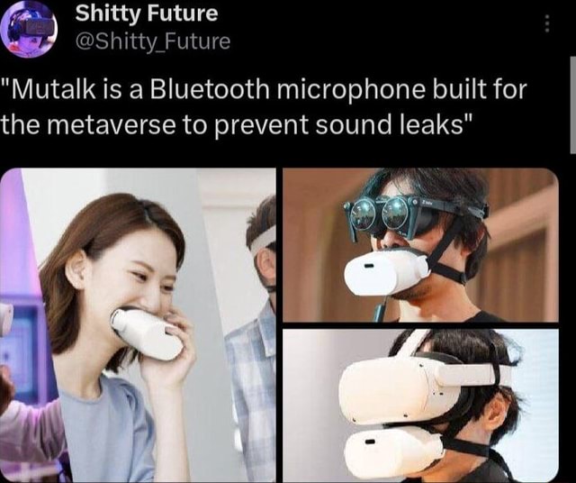 Shitty Future @Shitty Future "Mutalk is a Bluetooth microphone built ...