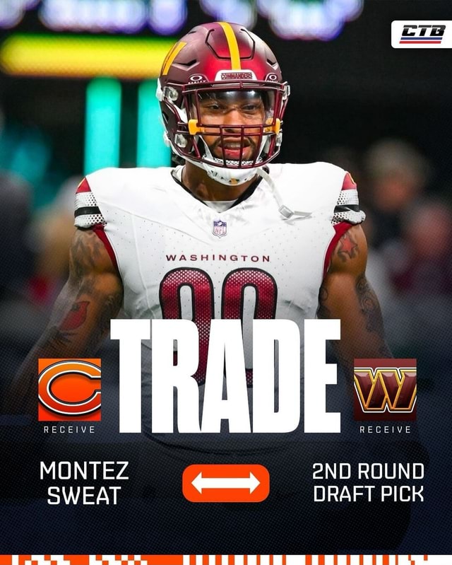 The Bears have acquired star passrusher Montez Sweat from the ...