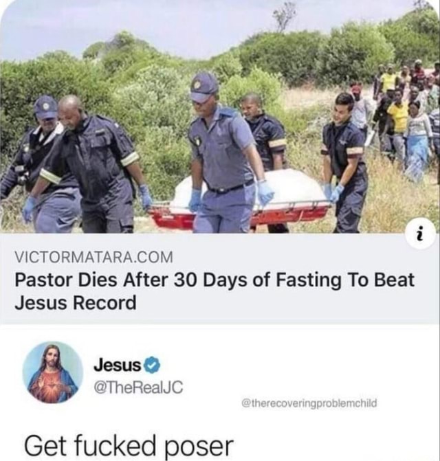 Pastor Dies After 30 Days of Fasting To Beat Jesus Record Jesus @ Get ...
