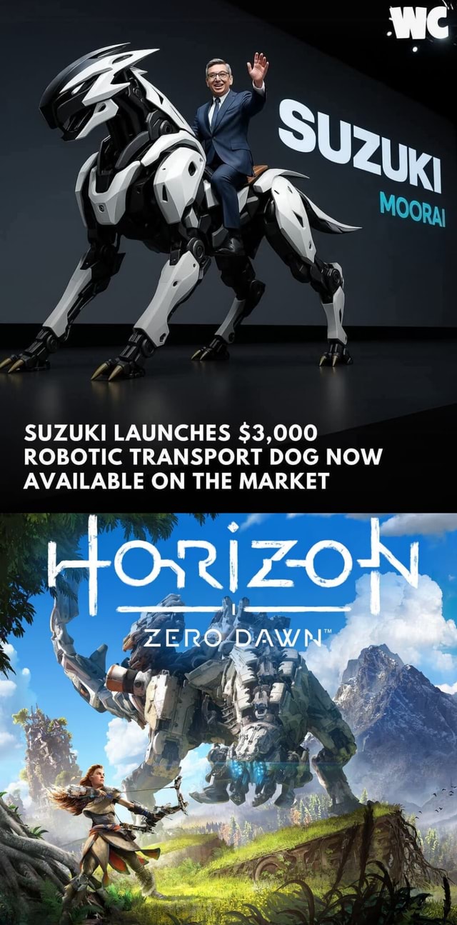 Wc SUZUKI LAUNCHES $3,000 ROBOTIC TRANSPORT DOG NOW AVAILABLE ON THE ...