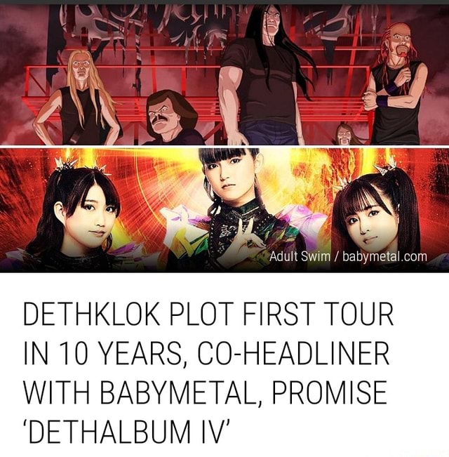 Adult Swim / metal DETHKLOK PLOT FIRST TOUR IN 10 YEARS, CO-HEADLINER ...
