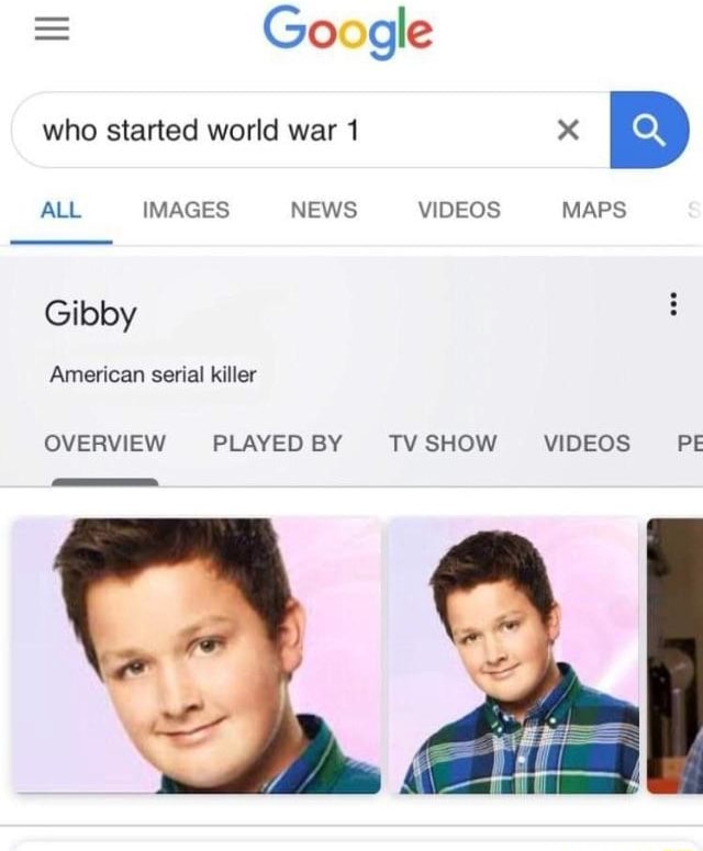 Gibby OVERVIEW PLAYED BY TV SHOW VIDEOS PE - iFunny