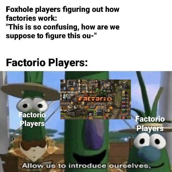 Foxhole players figuring out how factories work: "This is so confusing ...