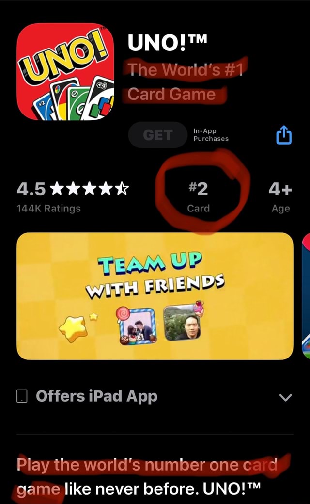 UNO!TM The World's #1 Play the world's number one card game like never ...