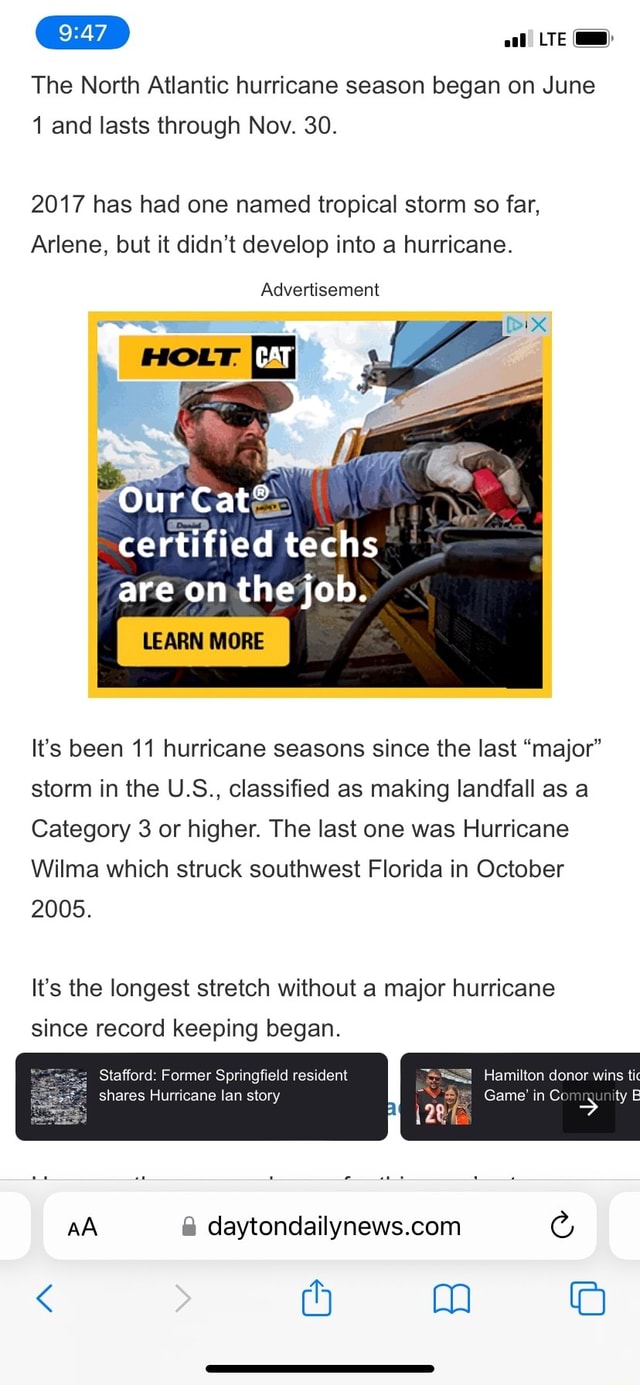 The North Atlantic hurricane season began on June 1 and lasts through ...