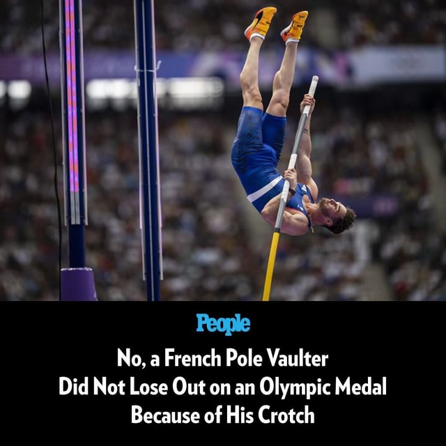 French pole vaulter Anthony Ammirati won't be moving on to the men's ...