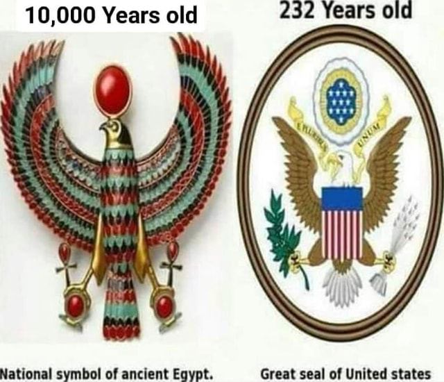 10,000 Years old 232 Years old National symbol of ancient Eqypt. Great ...