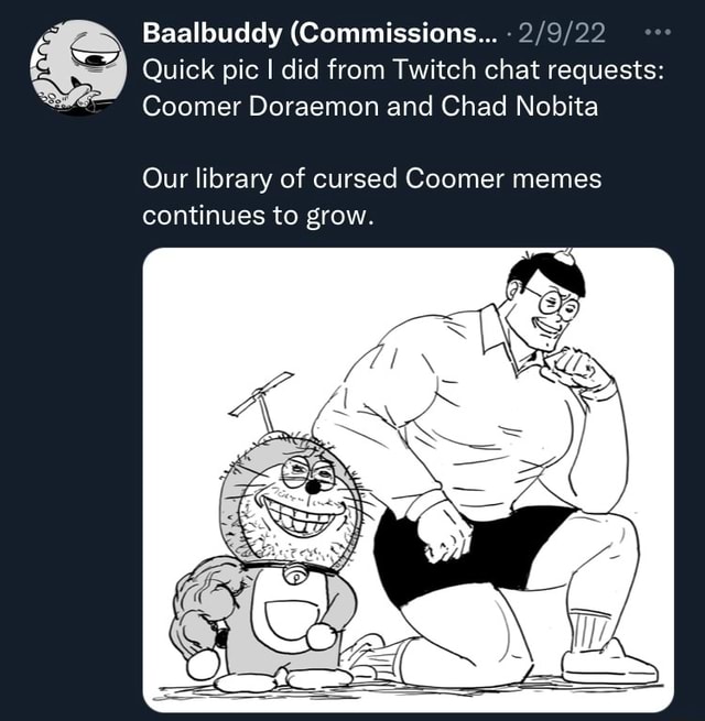 Ww Baalbuddy (Commissions... Quick pic I did from Twitch chat requests ...