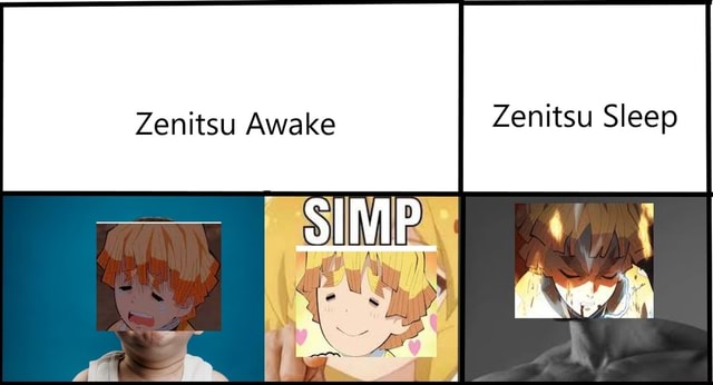 Zenitsu Awake Zenitsu Sleep - iFunny