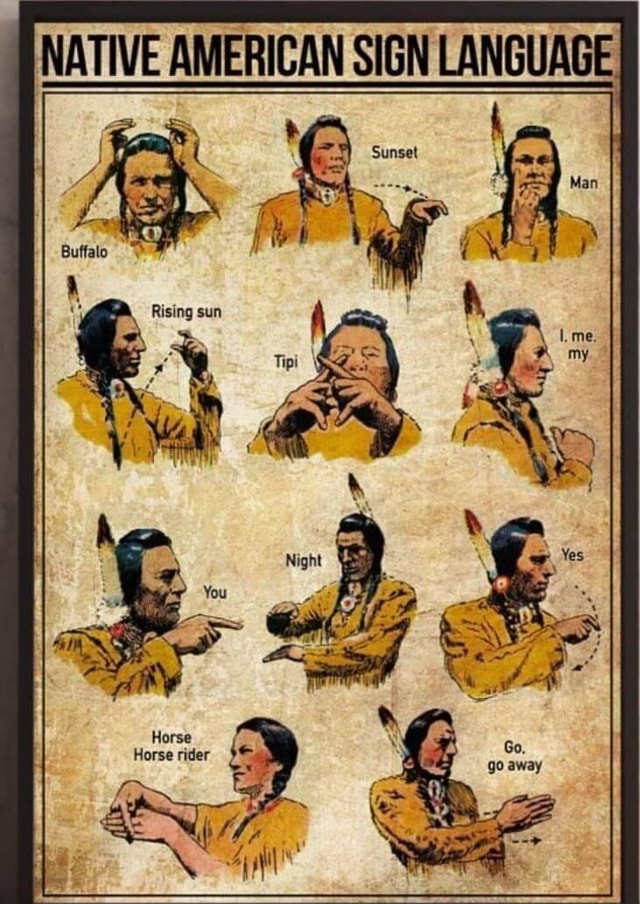 NATIVE AMERICAN SIGN LANGUAGE - America’s best pics and videos