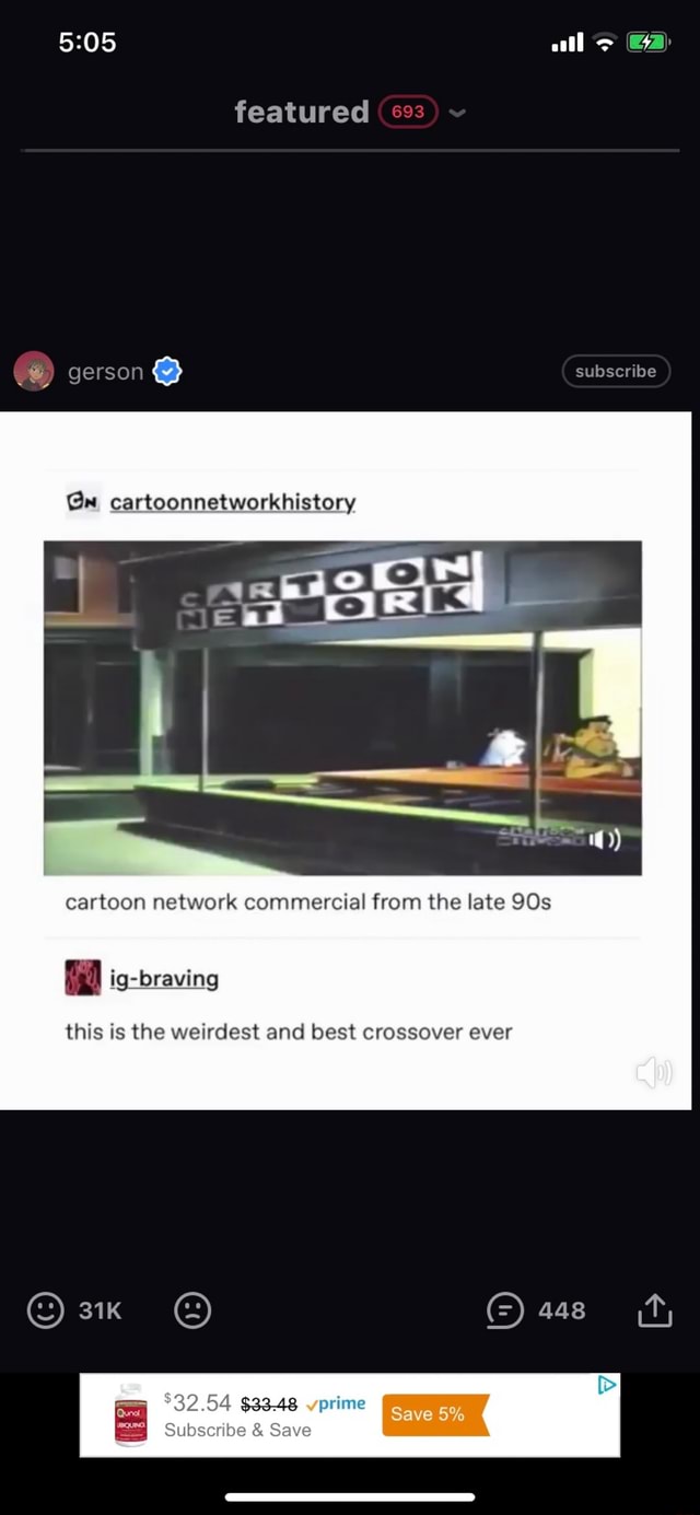 Cartoon network commercial from the late 90s this is the weirdest and ...