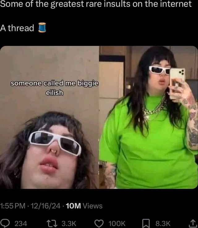 Some of the greatest rare insults on the internet thread called PM ...