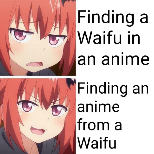 Finding a Waifu in an anime Finding an anime Waitu - iFunny