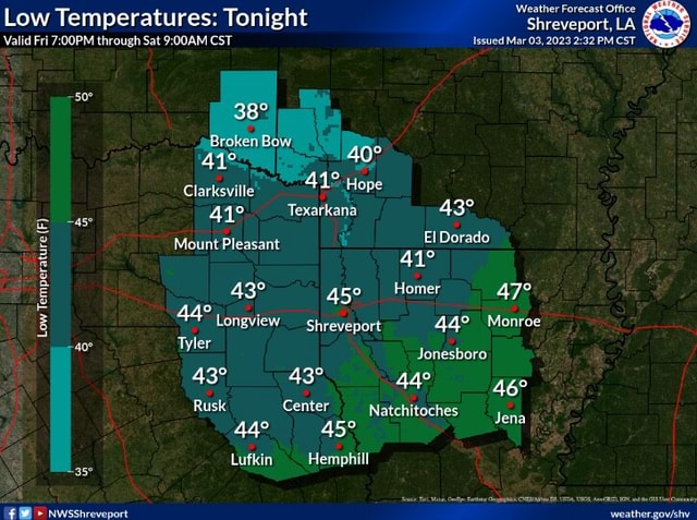 Weather Forecast Office Low Temperatures: Tonight Valid Fri through Sat ...