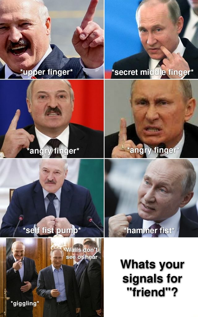 *upper finger* *secret middle finger* *angry finger* *angry finger ...