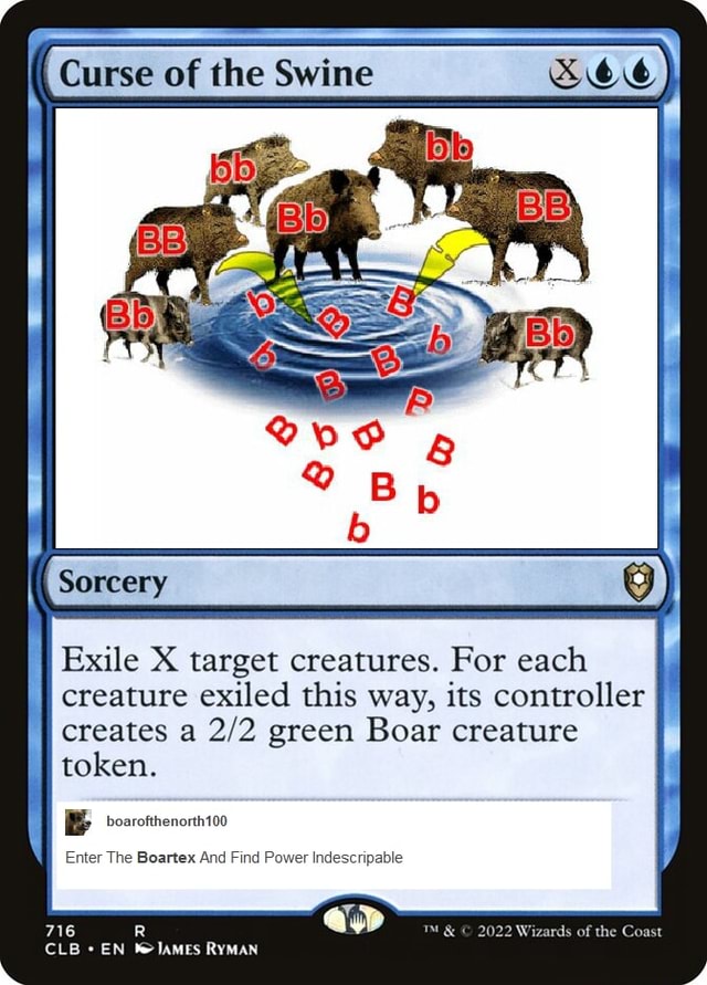 Exile X target creatures. For each creature exiled this way, its ...