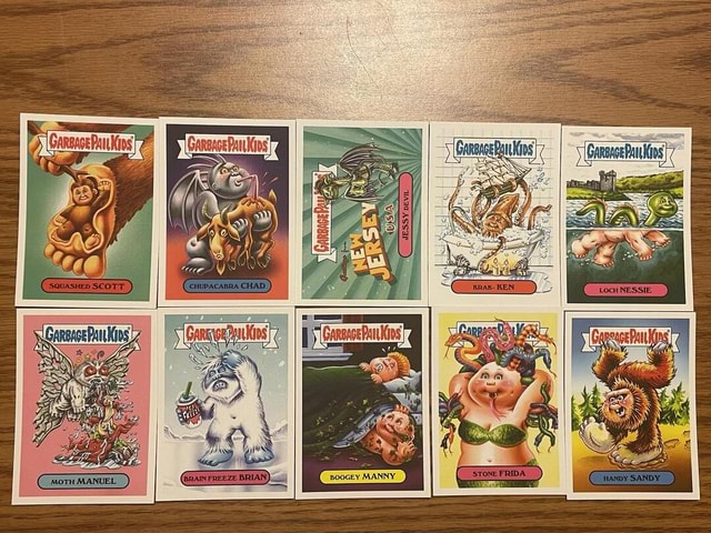Garbage Pail Kids Folklore Monster Stickers - iFunny