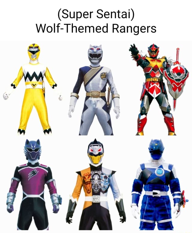 (Super Sentai) Wolf-Themed Rangers - iFunny