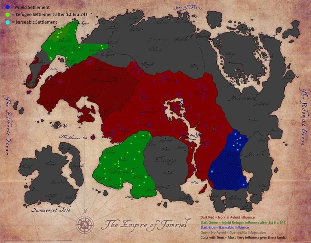 Ayleid Civilization throughout history corrected - Ayleid Settlement ...