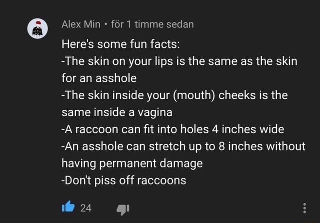 Nex Min - f'dﬂ timme sedan Here's some fun facts: -The skin on your ...