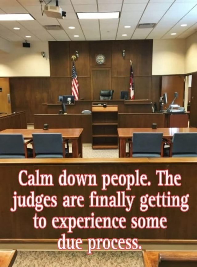 Calm down people. The judges are finally getting to experience some ...