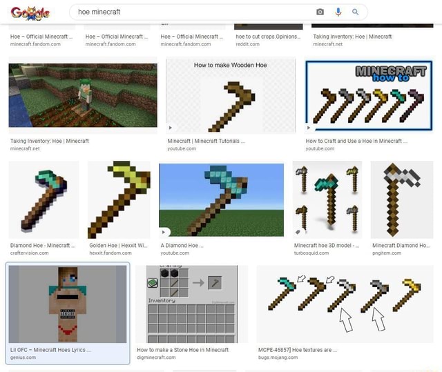 Gogele hoe minecraft Ba Hoe Official Minecraft Hoe Official Minecraft ...