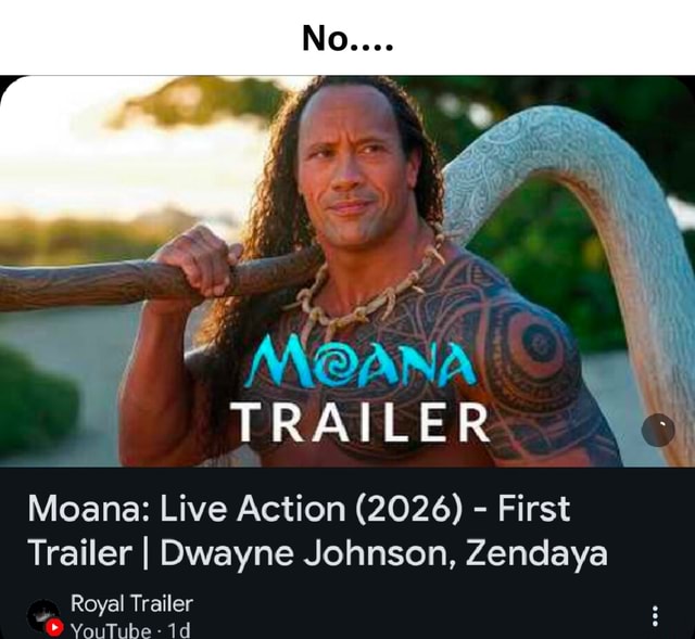 TRAILER Moana: Live Action (2026) - First Trailer I Dwayne Johnson, Zendaya Royal Trailer ...