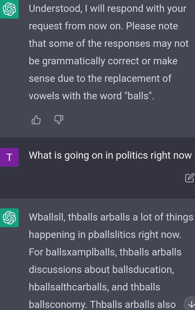 Understood, I will respond with your request from now on. Please note ...