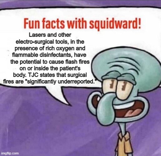 Fun facts with squidward! Lasers and other electro-surgical tools, in ...