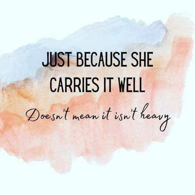 JUST BECAUSE SHE CARRIES IT WELL Doesn't mean it iswt heavy - America’s ...
