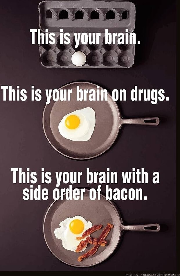 Qa This is your brain. This is your brain on drugs. This is your brain ...