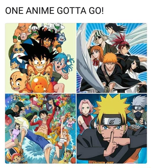 ONE ANIME GOTTA GO! - iFunny