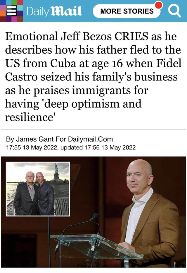 Could history repeat? - MORE STORIES Emotional Jeff Bezos CRIES as he ...