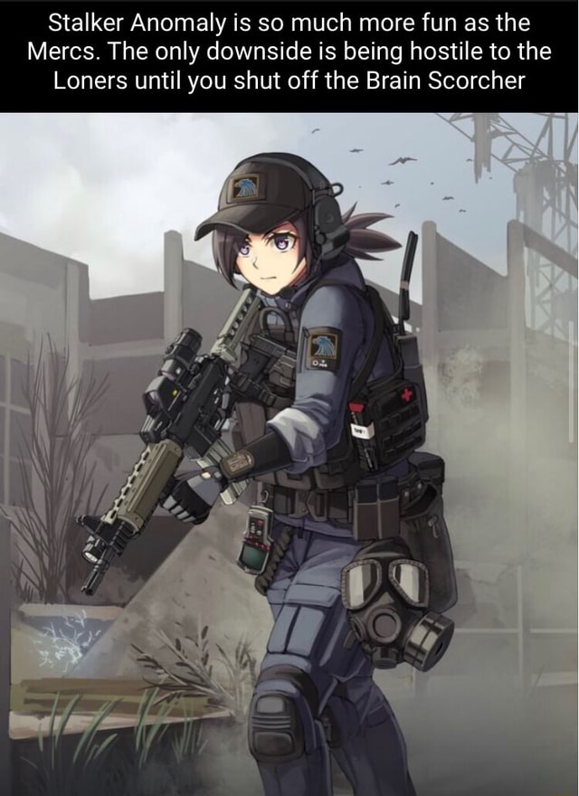 Stalker Anomaly is so much more fun as the Mercs. The only downside is ...