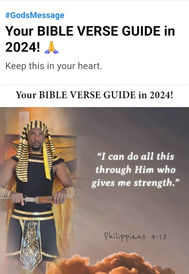 #GodsMessage 2024! Your BIBLE VERSE GUIDE in Keep this in your heart ...