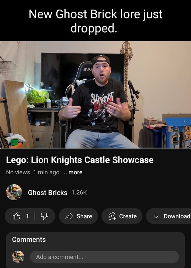 New Ghost Brick lore just dropped. Lego: Lion Knights Castle Showcase ...