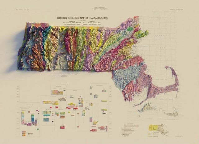 BEDROCK GEOLOGIC MAP OF MASSACHUSETTS: - iFunny